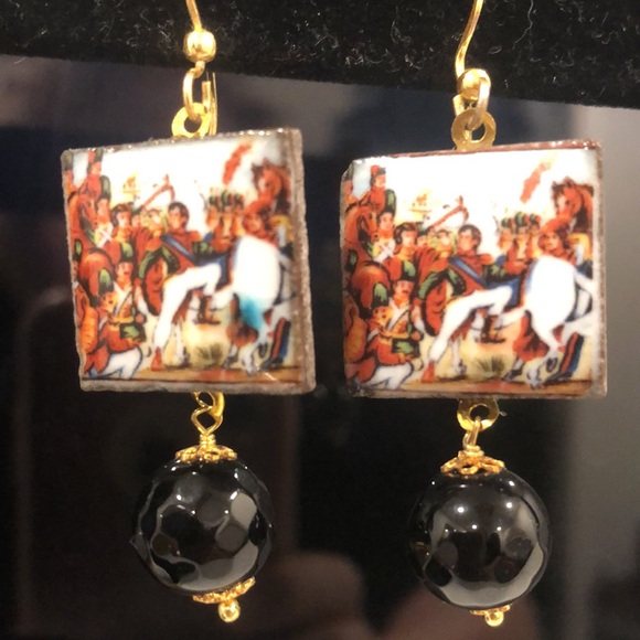 Hand Crafted | Jewelry | Sicilian Earrings With Ferdinand Of Aragona ...
